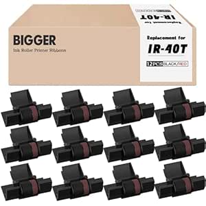 12-Pack Replacement for IR-40T CP13 MP-12D Calculator Ink Roller ...