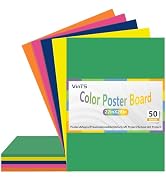 Amazon.com: VinTS 30Pcs Poster Board,22x28 Colored Poster Paper ...