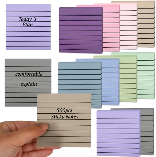 Amazon.com : JarThenaAMCS 500 Sheets Neutral Color Lined Translucent ...