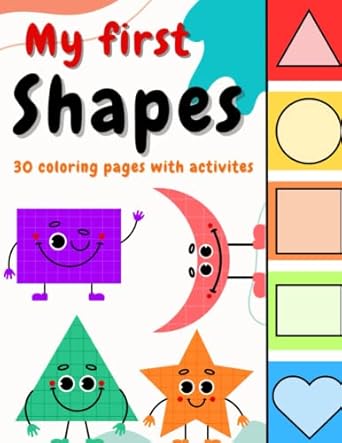 Amazon.com: My First Shapes: 30 Coloring Pages With Activities ...