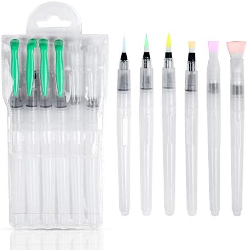 Vishal Plastic 3 Sizes Classic Styling Water Brush Pen For Watercolor ...