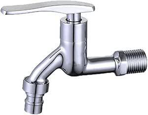 Wall Mounted Brass Mop Sink Faucet Single Handle Balcony Cold Water Tap ...