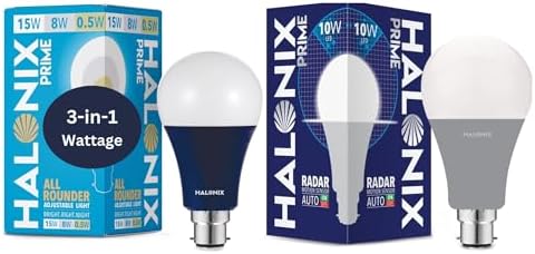 Buy Halonix Radar 10W B22 Cool day white Motion Sensor Led Bulb, Auto ...