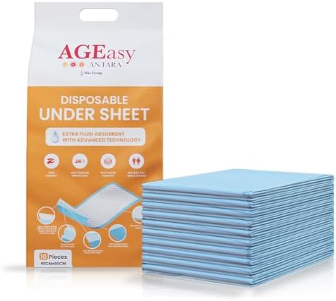 Kindfit Disposable Underpad Sheet (Pack of 20 Pcs, Blue, Size: 60x90 ...