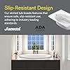Jacuzzi SIGNATURE Acrylic Drop-In Bathtub, Jet Massage Tub, Slip ...