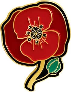 Amazon.com: Poppy Flower Lapel Pin : Sports & Outdoors