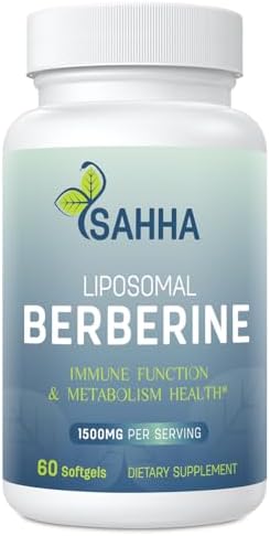 Amazon.com: Sahha Berberine HCL Supplement 1500mg - Maximized ...