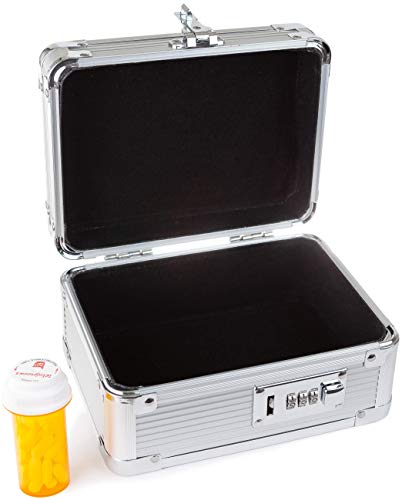 Medication Carrying Case_Small/Silver Health Beauty Health Care ...