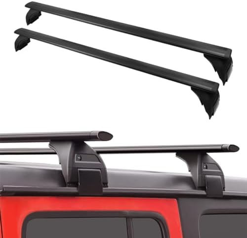Amazon.com: 200 lbs Roof Rack Cross Bars Compatible with Jeep Wrangler ...