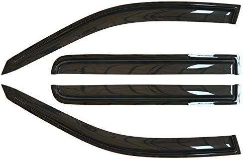 Amazon.com: Deebior 4pcs Outside Mount Style Window Rain Guards Durable ...