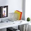Amazon.com: Kuntine.B Desk File Organizer Upright Mesh Desktop ...