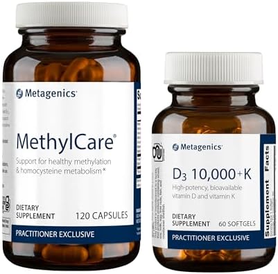 Amazon.com: Metagenics Bundle - D3 10,000 + K & MethylCare - 60 ...