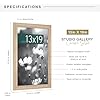 Amazon.com - MCS Studio Gallery Classic 13x19 Picture Frame Natural ...