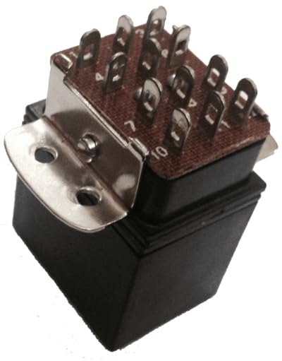 PESCO Bakelite 1.25 KW 240 Volts 12 Pin JPS Plug Socket (100 Pcs, Black ...