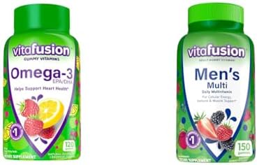 Amazon.com: Vitafusion Omega-3 Gummy Vitamins, Berry Lemonade Flavored ...