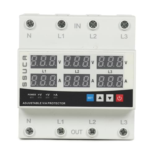 3-Phase Automatic Over /Under Voltage Protector With Over Current ...