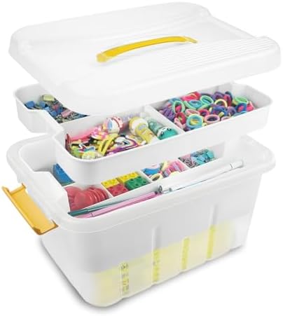 Amazon.com: Tiawudi 2 Pack 17 QT Plastic Storage Containers with Lid ...