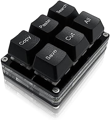 Amazon.com: BTXETUEL Copy Paste Search Save Cut All 6-Key Keyboard One Handed OSU Keypad ...