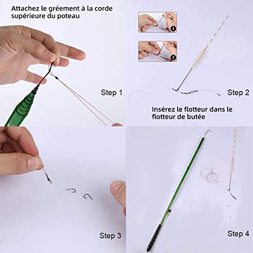 Goture Telescopic Fishing Rods Carbon Fiber Tenkara Rod Ultra Light ...