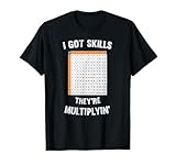 ・ブランド:Hilarious Math Shirts・製造元:Hilarious Math Shirts・製造元/メーカー部品番号:C8V30Q62H9P・この面白いユーズド加工Tシャツは、「I got skills ththey mul...