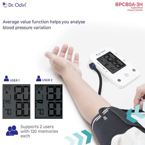 Dr. Odin BPCBOA-3H Blood Pressure Machine With Technology | Support Two ...