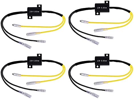 12V 25W 6ohm Motorcycle LED Load Resistor Flasher Turn Signal Indicator ...