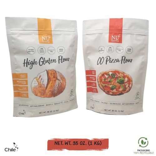 Nuterra - Strength Flour For Pizza "00" Format 2,2 Lb | High Protein ...