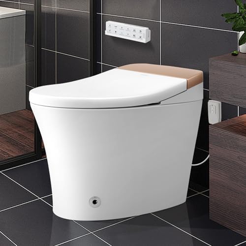 Cosvalve Smart Toilet, Bidet Toilet, Foot Sensor Flushing, Remote ...