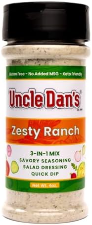Amazon.com : Uncle Dan's Zesty Ranch | 4.2oz Shaker – 4.2oz Shaker ...