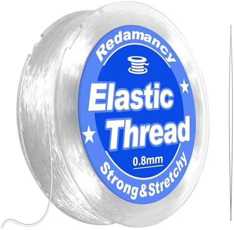 Redamancy 0.8mm x 50m Clear Elastic Bracelet String,Bracelet Elastic ...