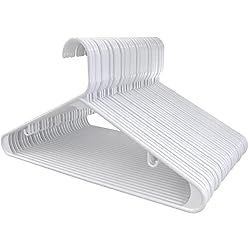 Amazon.com: Utopia Home Plastic Hangers 50 Pack - Clothes Hanger with ...