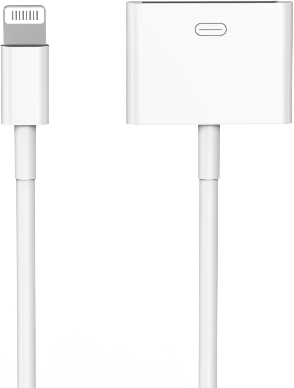 Amazon.com: [Apple MFi Certified] Lightning to 30 Pin Female Adapter ...