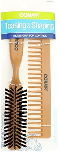 Amazon.com : Conair Brush & Comb Set, 2 ct : Beauty & Personal Care