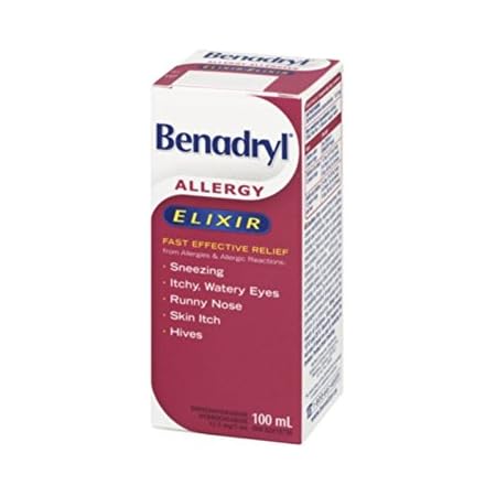 Amazon.com: Children's Benadryl Allergy Liquid Cherry 8 oz : Health ...