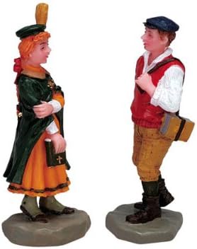 Amazon.com: Lemax Christmas Village Collection "School Kids" 2-Piece ...
