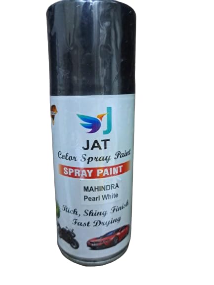 JAT Color Spray Paint, Pearl White, Applicable on Mahindra Car, XUV300 ...