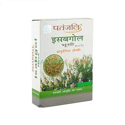 Buy PATANJALI ISABGOL HUSK (ISABGOL BHOOSI) - 100GM. - (PACK OF 2 ...