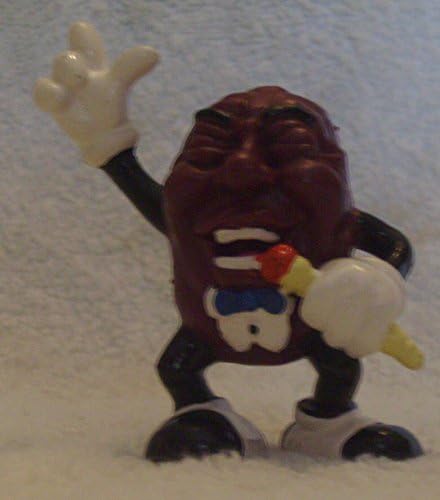 Amazon.com: 1987 California Raisins PVC Figure - Male Singer with Mic ...