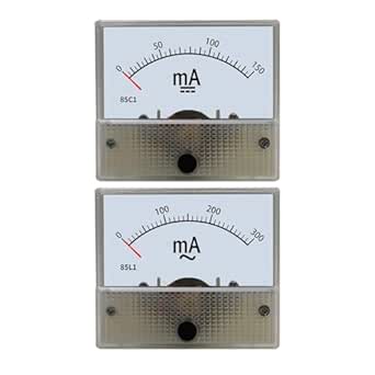 Analogue ammeter panel meter 1pc DC/AC milliammeter 85series Pointer ...