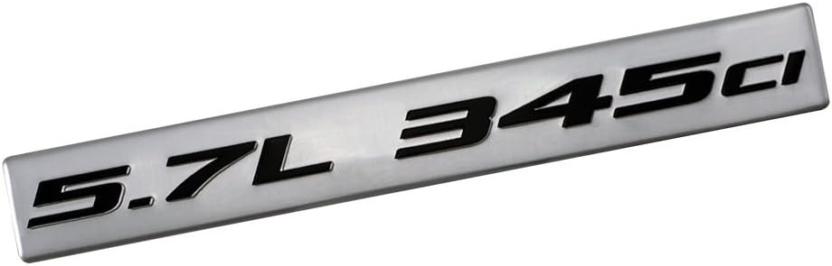 Amazon.com: Yoaoo 2X Red OEM 345 Emblem Badges 3D Logo Replacement for ...