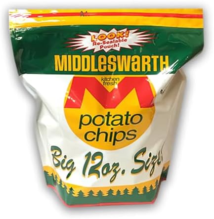 Amazon.com: Middleswarth Original Kitchen Fresh Potato Chips, 12 oz ...