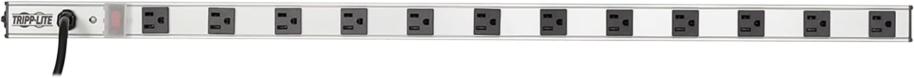 Amazon.com: Tripp Lite 12 Outlet Bench & Cabinet Power Strip, 36 in ...