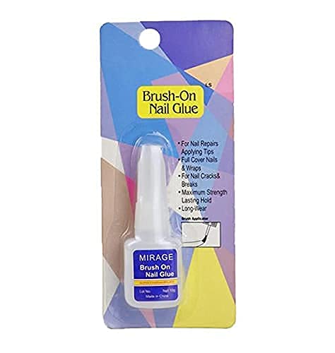 Professional Nail Glue with brush on 10g 2 pc set : Amazon.in: Beauty