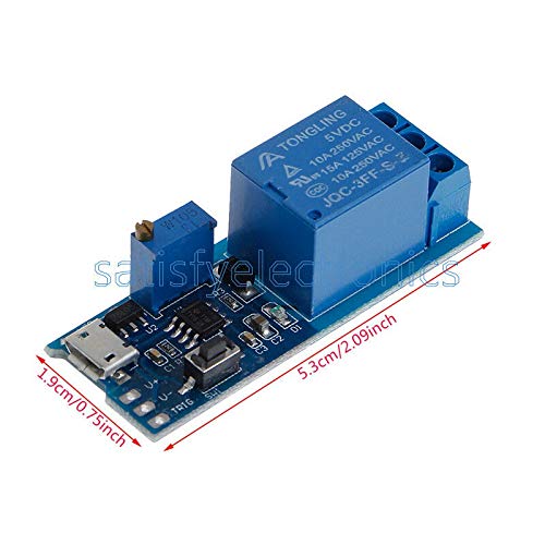 Relays Micro USB Power Delay Relay Timer Control Module Trigger delay ...