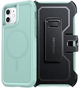 Amazon.com: FNTCASE for iPhone 12 Magnet Case: Magnetic Dual Layer ...