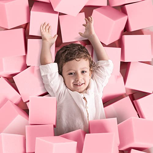 TAYUQEE Foam Pit Blocks, 24PCS 5" x 5" x 5" Form Pit Cubes Gymnastics ...