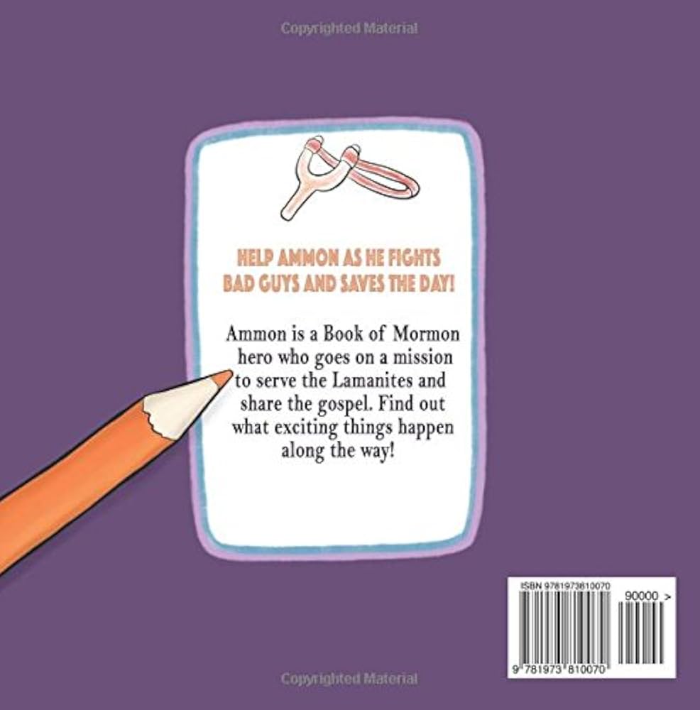 book of mormon coloring pages ammon