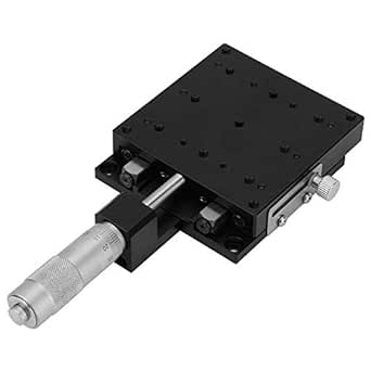 X Micrometer Stage 80 * 80mm, X Micrometer Linear Stage Manual Sliding ...