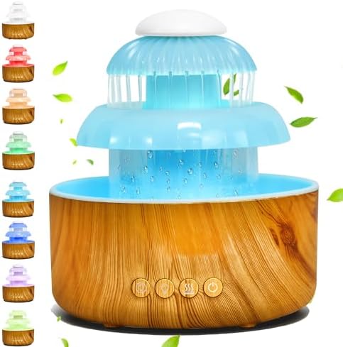 Amazon.com: Rain Cloud Humidifier Water Drip, Humidifier Rain Sound for ...