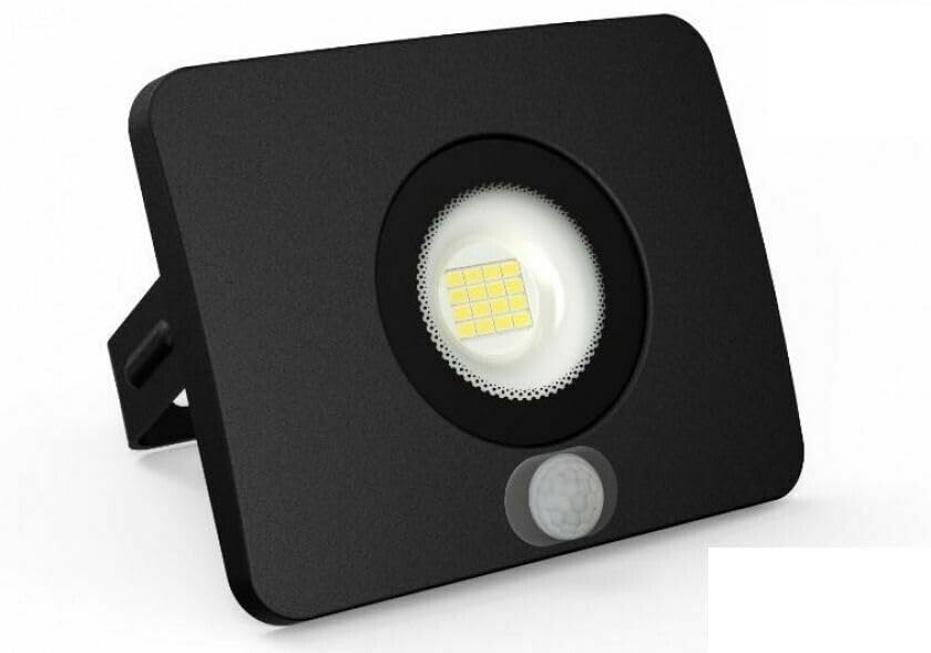 LED Floodlight Security Outdoor PIR Sensor 20W Cold White IP65 – BigaMart